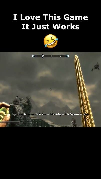 I Love This Game It Just Works 🤣 Skyrim Elderscrolls Shorts Youtube