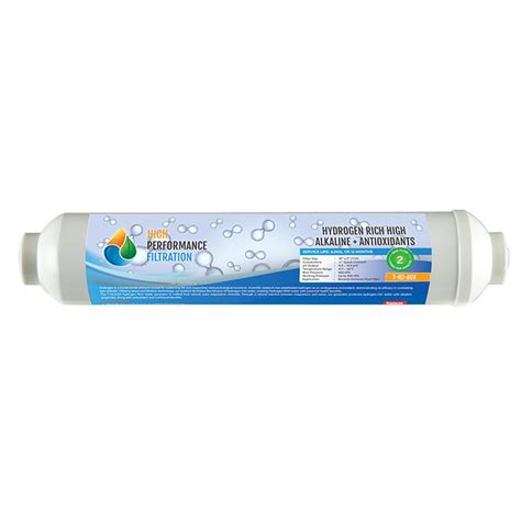 Hydrogen Rich High Alkaline Reverse Osmosis Post Filter Inline Fittings 6 32