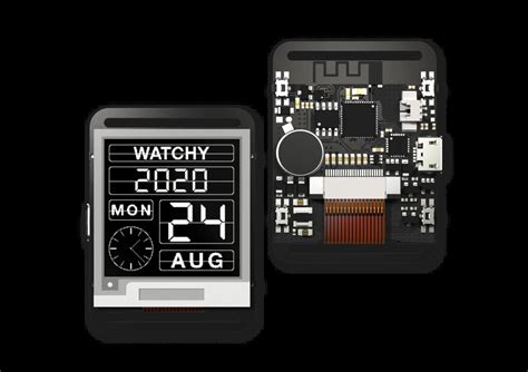 ESP32 Open Source Watchy V2 0 Assembly Personalized Gift CustomizedE Ink Display Smart Watch