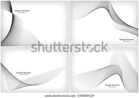 Custom Text Field Designs Lines Abstract Stock Vector Royalty Free 544080529 Shutterstock