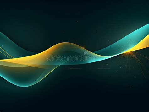 Dark Abstract Curve And Wavy Background With Gradient And Color