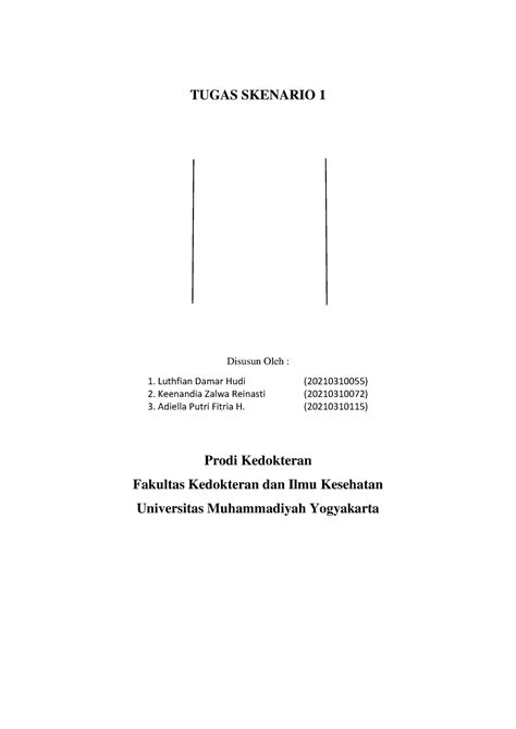 Tugas Tutorial 1 Blok 2 1 Tugas Skenario 1 Disusun Oleh Luthfian