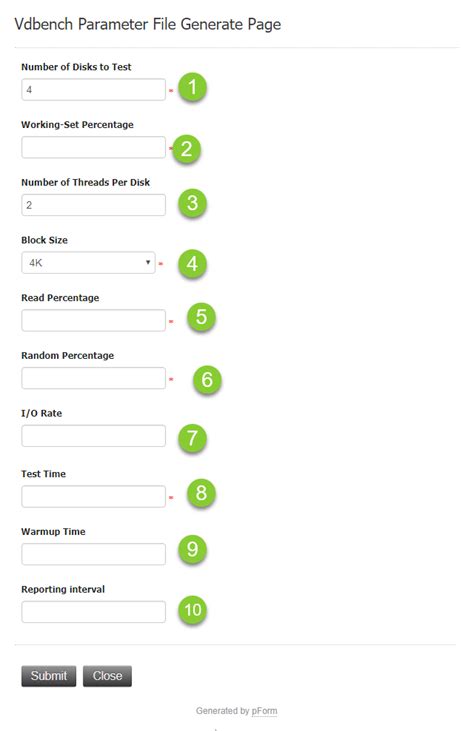 HCI Bench Parameter File Https Cliffcahill Com