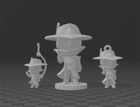 🗝️ Valorant Go 1 Chyper Chibi Gunbuddie Keychain・ Stl File For 3d Printing・cults