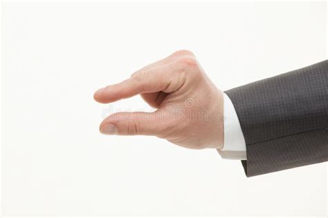 Hand Showing Small Size Stock Photo Image Of Finger