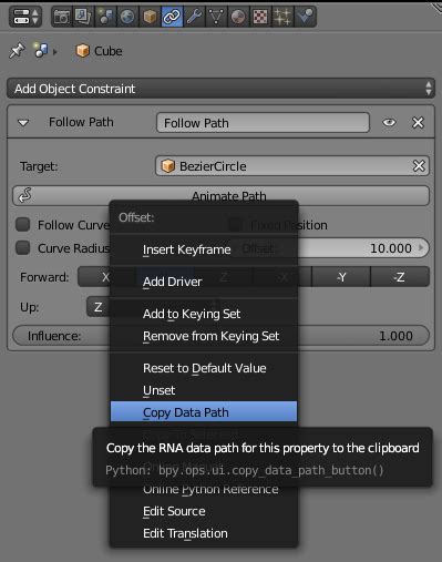 animation - How to animate Constraints with Python? - Blender Stack Exchange