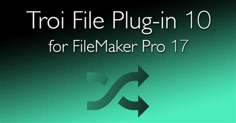 Pr Troi Releases Troi File Plug In 100 For Filemaker Pro 17