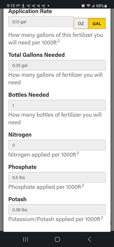 Liquid Fertilizer Math Lawn Care Forum