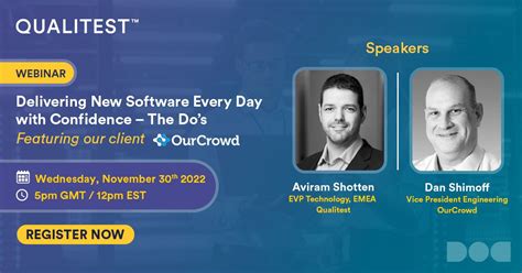Qualitest On Linkedin Qualityassurance Continuoustesting Webinar Qualityengineering Devops