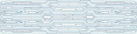 Blue Circuit Board Pattern With Abstract Technology Background Featuring Microchip And Power