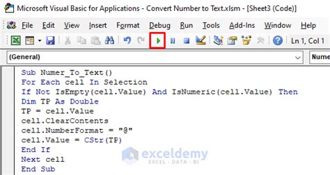 How To Use Excel Vba To Convert A Number To Text 4 Examples Exceldemy