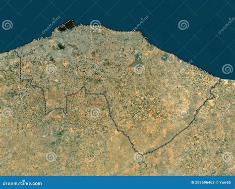 Tripoli Libya High Res Satellite No Legend Stock Illustration
