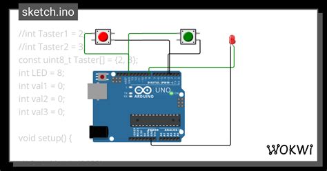 Wechselschalter Licht Wokwi Esp32 Stm32 Arduino Simulator