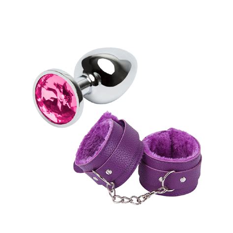 Kit Plug Anal Aço Inox Algemas De Corrente C Fivelas Shopee Brasil