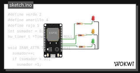 Timer P Wokwi ESP STM Arduino Simulator
