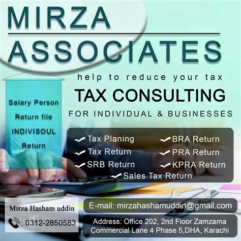 mirza hasham uddin on linkedin srb and pra 5000 sales tax 5000