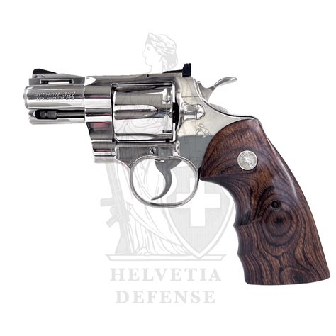 Colt Python Stainless 25 Double Action 357mag Revolver From His