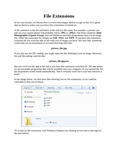 File Extensions Pdf Computer File Operating System Technology