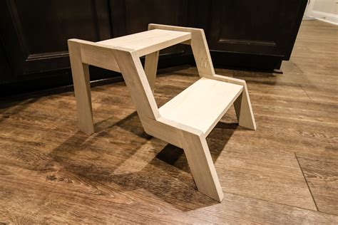 Modern Step Stool Woodworking Pdf Plans Printable Charlestoncrafted