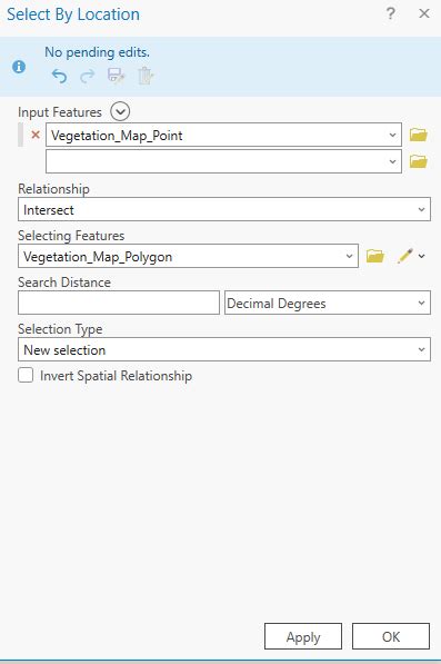 Solved Select By Location Is Not Selecting All Points Esri Community