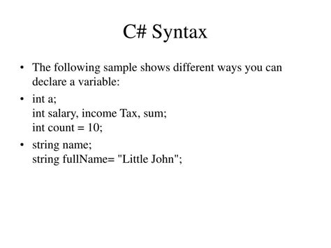 Ppt C Console Application Powerpoint Presentation Free Download