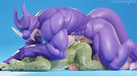 Muscle Dragon Fucking Doggy Style So Hard