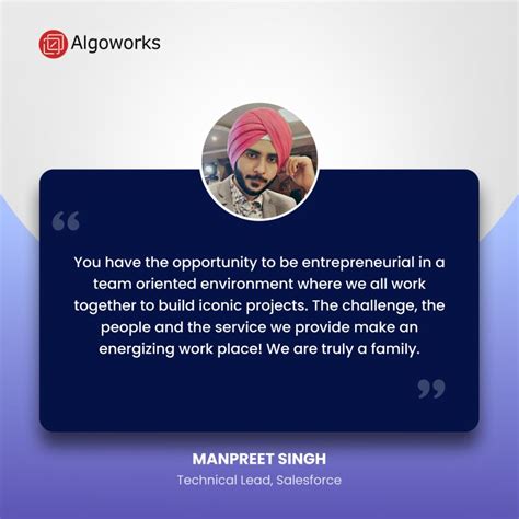 Algoworks On Linkedin Employeespotlight Salesforce