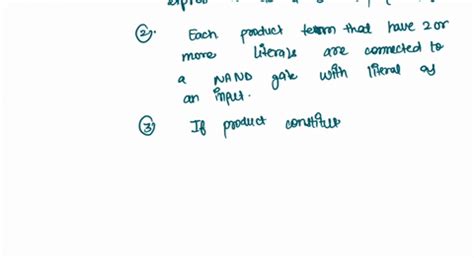 Realize Each Of The Following Functions As A Minimum Two Level NAND Gate Circuit And As A