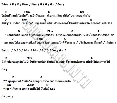 กลับมากอดคอร์ด คอร์ด กลับมากอด Freehand