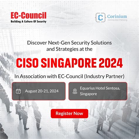 Ec Council On Linkedin Eccouncil Cybersecurity Cybersecurityawareness Cisosingapore…