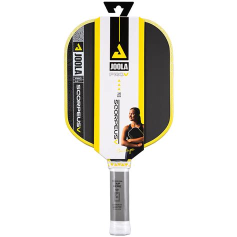 Joola Scorpeus Pro V Anna Bright 16mm Yellow Pickleball Paddle