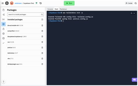 replit — making a real time chat app with supabase on replit