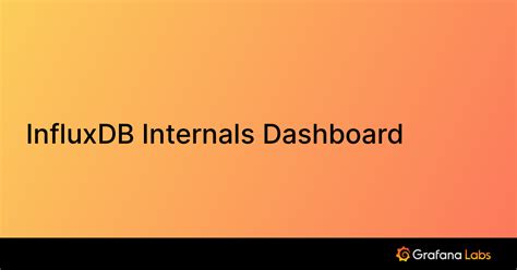 Influxdb Internals Dashboard Grafana Labs