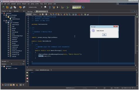 Hello World Start Coding With NetBeans Daves Computer Tips