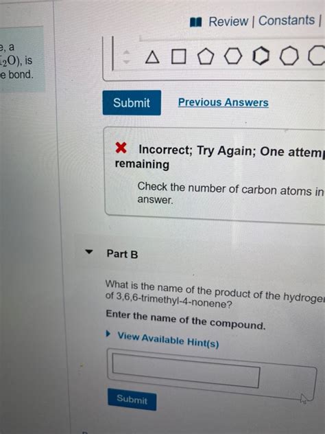 Solved M Review Constants Periodic Table Part A Draw The Chegg