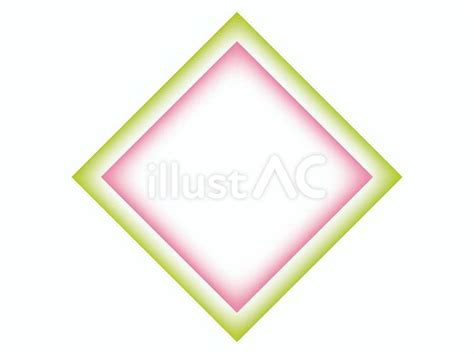 ひな祭りカラーの菱形フレームイラスト No 24841302｜無料イラスト・フリー素材なら「イラストac」