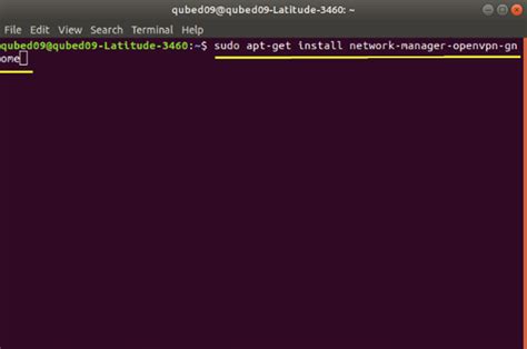 openvpn setup ubuntu 18 0 and above via network manager strongvpn