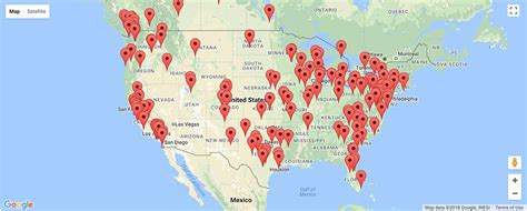 Improving Map Appearance For Large Numbers Of Locations With Map Marker