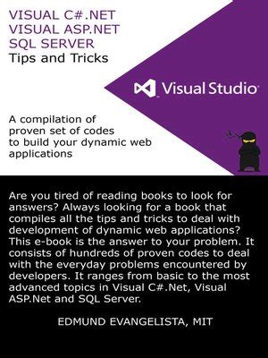 Visual C Net Visual ASP Net And SQL Server Tips And Tricks By Edmund Evangelista OverDrive