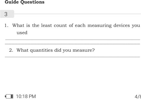 Guide Questions 3 1 What Is The Least Count Studyx Guide Questions 3 1 What Is The Least Count Studyx