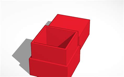 3d design box tinkercad