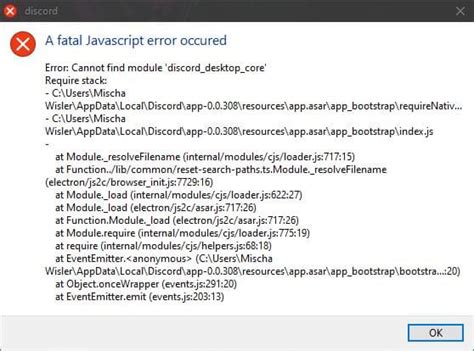 How To Fix Discord Javascript Error Digital Masta