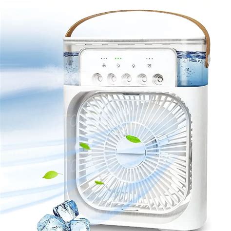 Вентилятор кондиционер настольный мини портативный с охладителем воздуха купить по низкой цене с