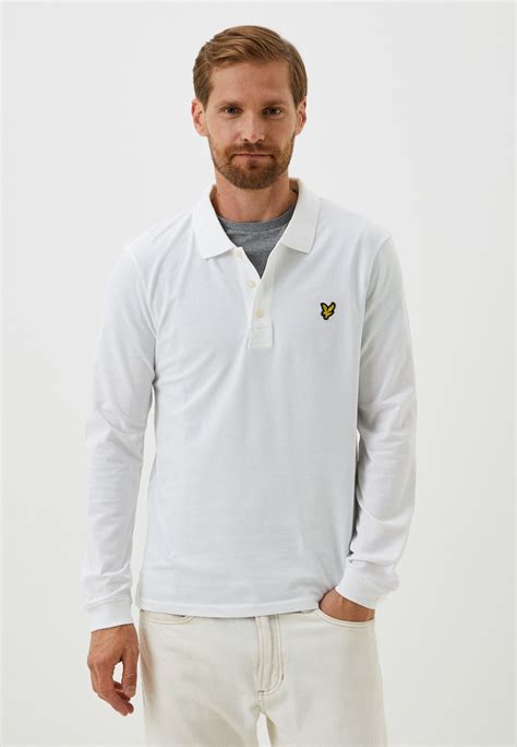 Поло Lyle & Scott LS Polo Shirt, цвет: белый, MP002XM082O2 — купить в ...