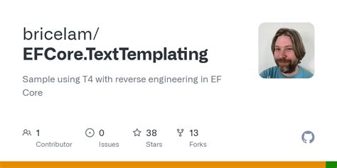 github bricelam efcore texttemplating sample using t4 with reverse
