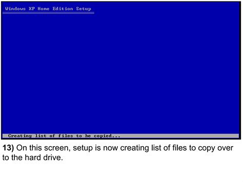 win xp setup ppt