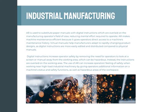 10 Possible Applications Of Augmented Reality Ar Folleto Template