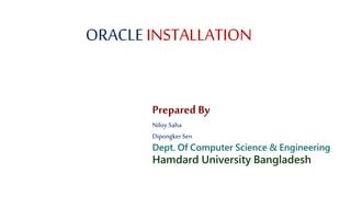 Oracle Installation PPT