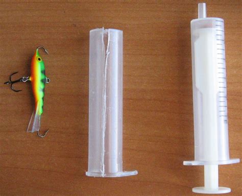 Контейнер для балансира из шприца ~ Зимняя рыбалка