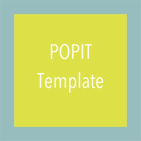 Popit Template